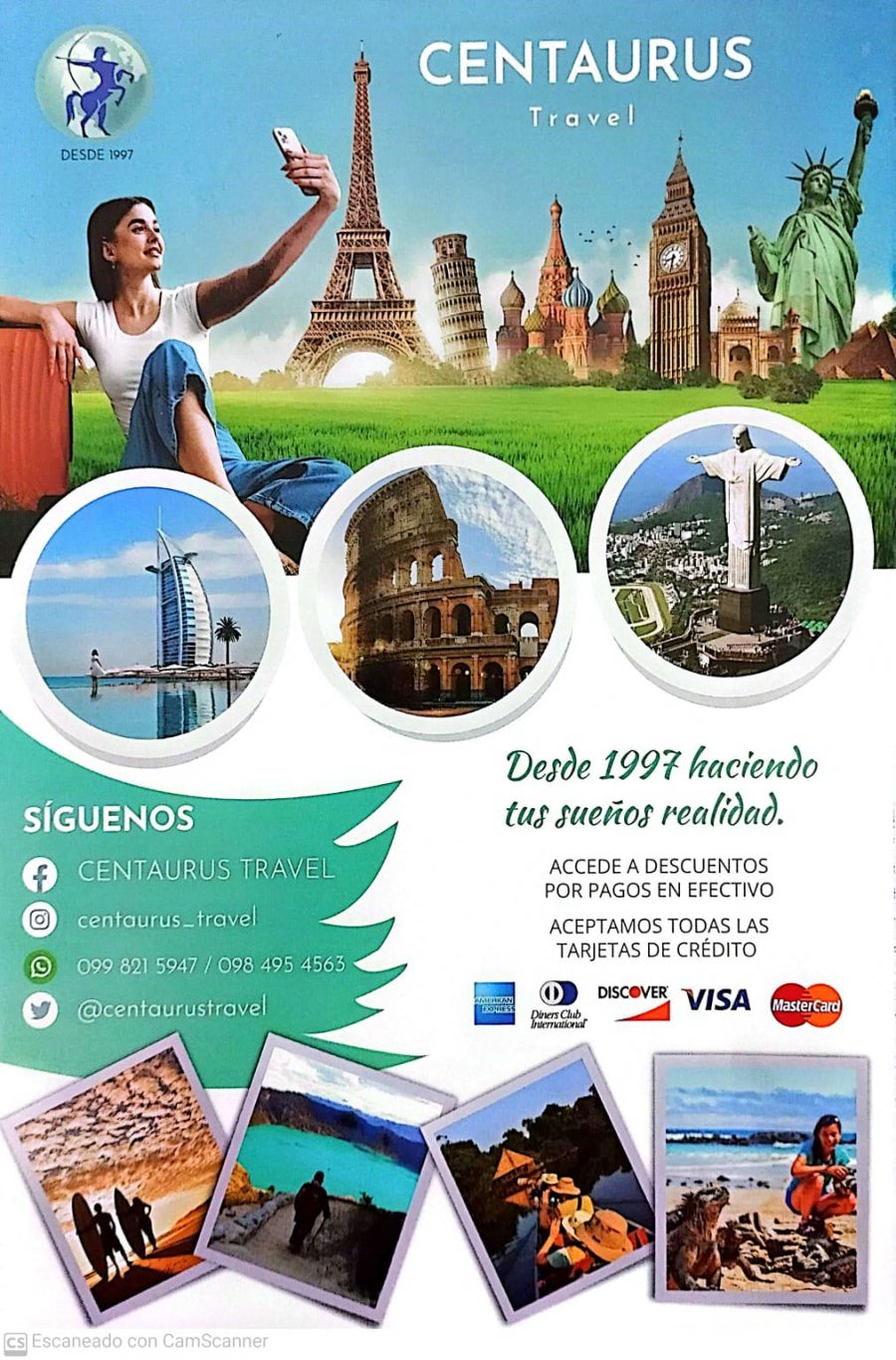 CENTAURUS TRAVEL AGENCIA DE VIAJES Y TURISMO: REACTIVADOS!!!