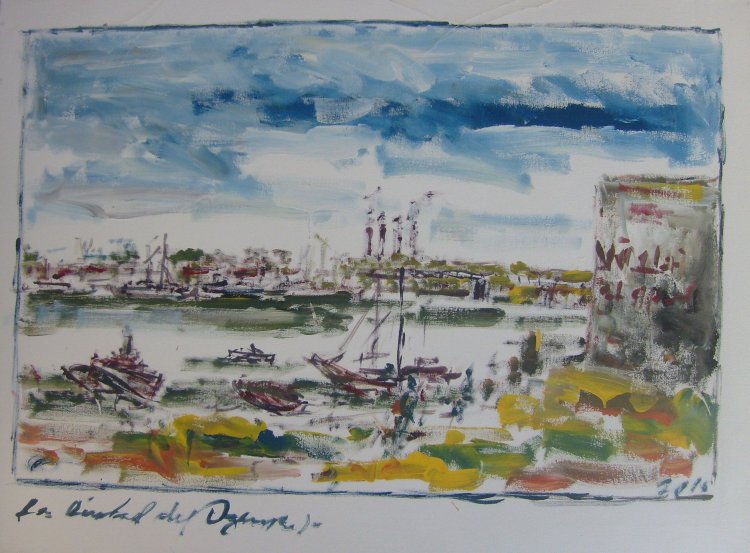 Galería de Arte Shanell: José Cestero-La ciudad del Ozama